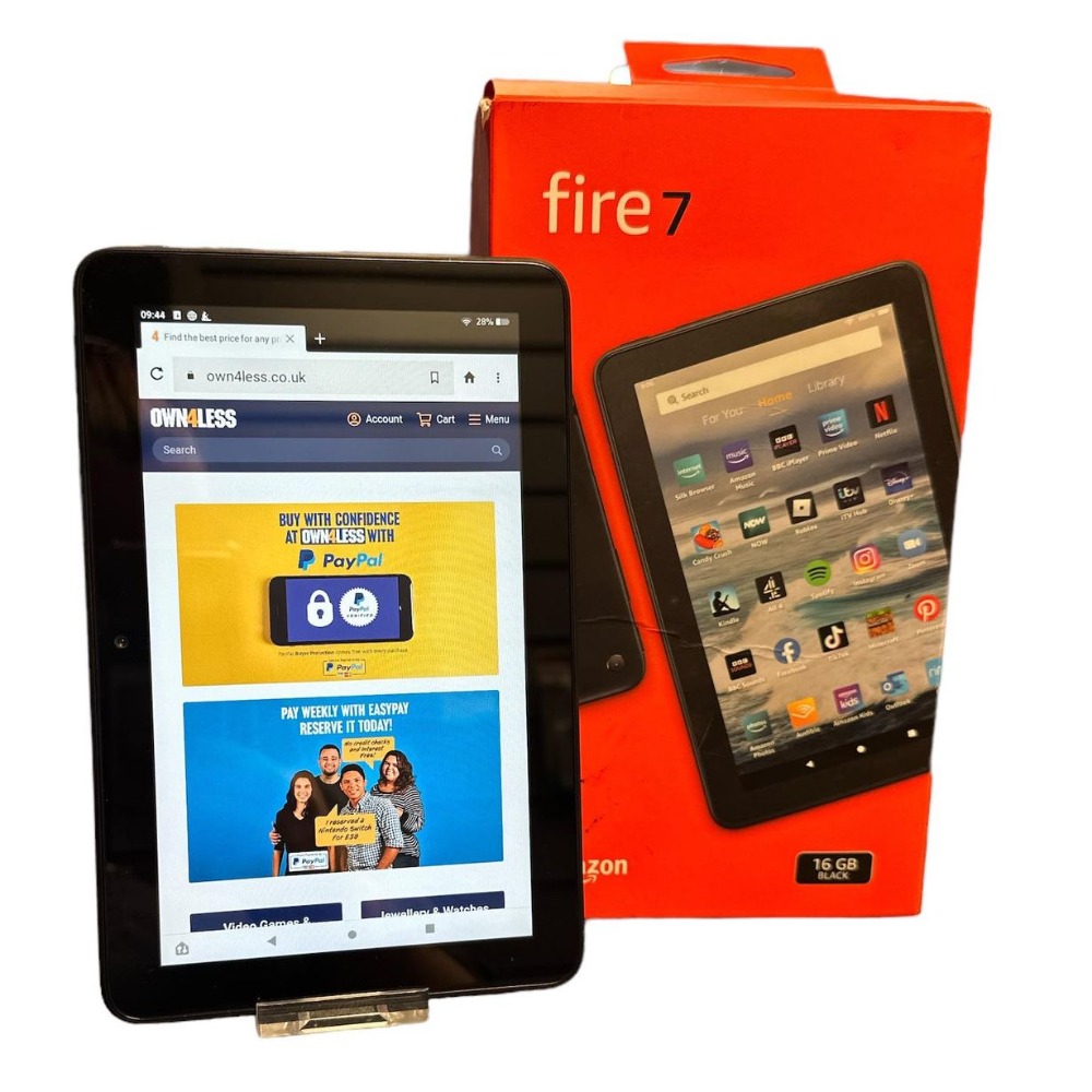 Pre-owned Amazon Fire 7 16GB Black - Own4Less